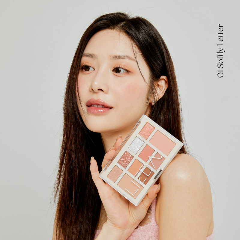 LIZDA Mood Fit Palette 01 Softly Letter | wid.u beauty | k-beauty méxico | wid.ubeauty